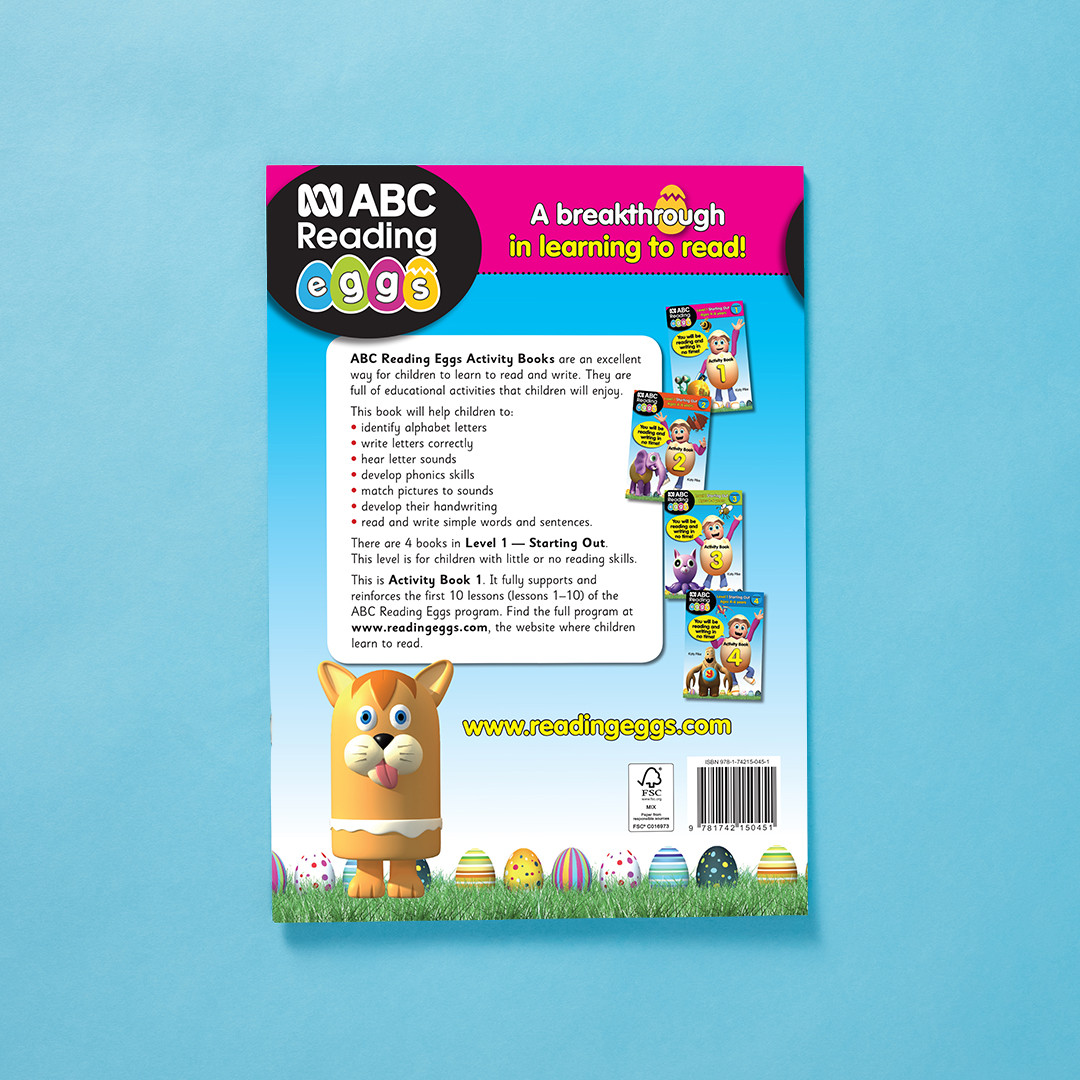 ABC Reading Eggs Activity Book Education Bundle – 8 Books (Ages 4–7) in ...