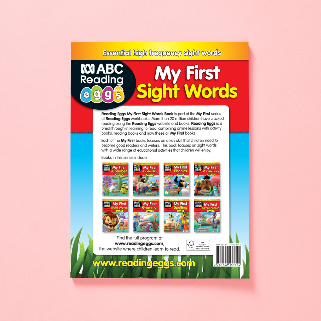 My First Sight Words Activity Book (Ages 5–7) in My First Sight Words ...