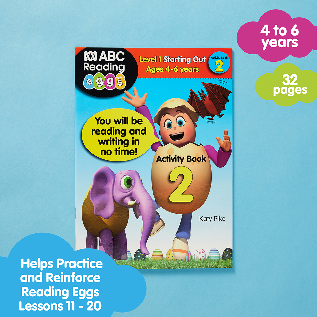 ABC Reading Eggs Activity Book Education Bundle – 8 Books (Ages 4–7) in ...