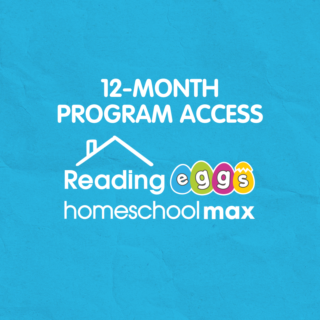12-Month Program Access to Reading Eggs Homeschool Max in 12-Month ...
