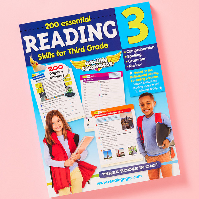 Grade 3 Reading Workbook – 200 Reading Skills for 3rd Grade in Grade 3 ...
