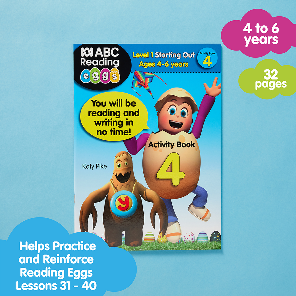 ABC Reading Eggs Activity Book Education Bundle – 8 Books (Ages 4–7) in ABC Reading Eggs ...