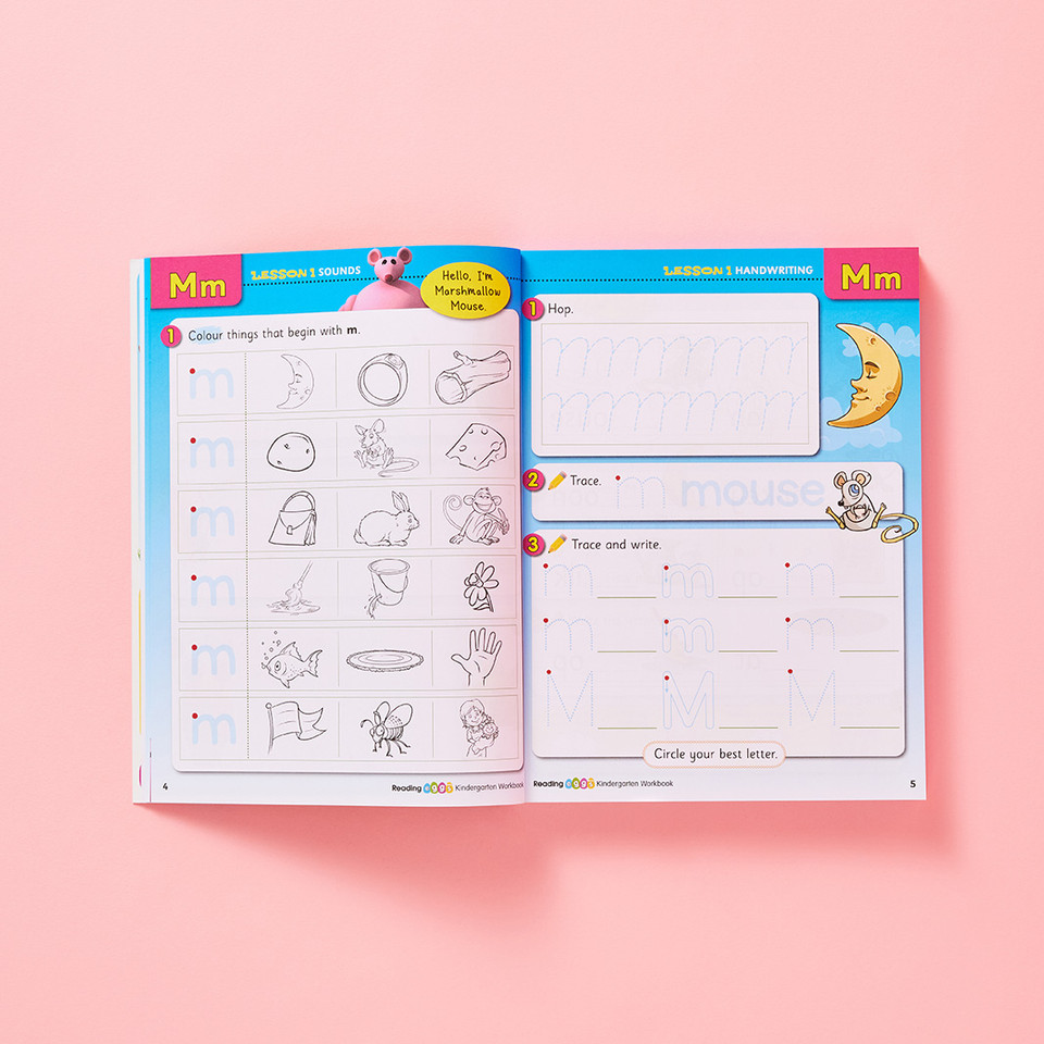 Kindergarten Reading Workbook – 240 Reading Skills for Kindergarteners ...