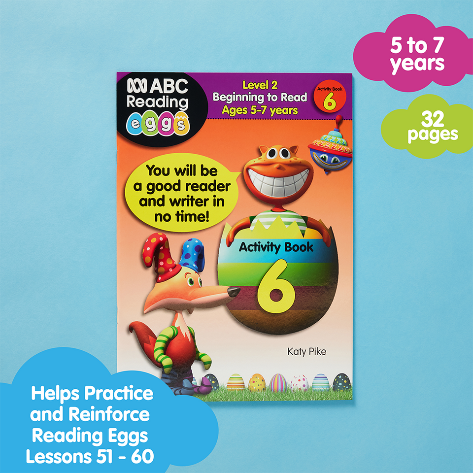 ABC Reading Eggs Activity Book Education Bundle – 8 Books (Ages 4–7) in ...