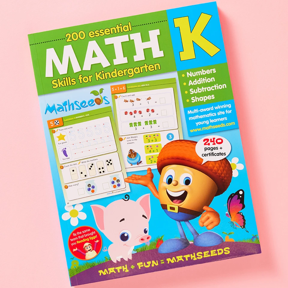 Kindergarten Math Workbook – 200 Essential Math Skills in Kindergarten ...