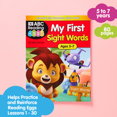 My First Sight Words Activity Book (Ages 5–7) in My First Sight Words ...
