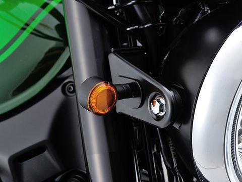 DAYTONA D LIGHT "SOL", LED indicators, Black/Clear lens, 88731