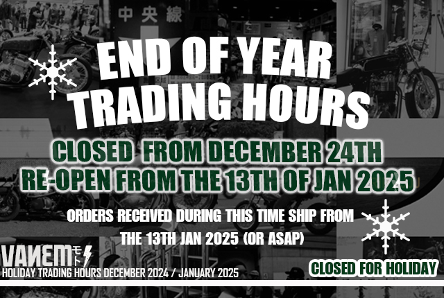 END OF YEAR TRADING HOURS 2024 - VANEM