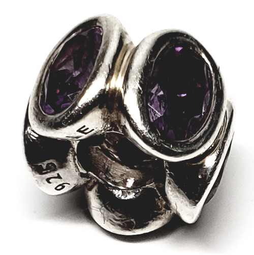 Pandora Ale Amethyst Cubic Zirconia Charm for Bracelet or Necklace ...