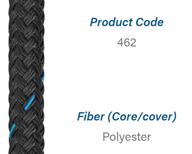 Samson EQ Braid for sale by the foot in colors, 1/2"