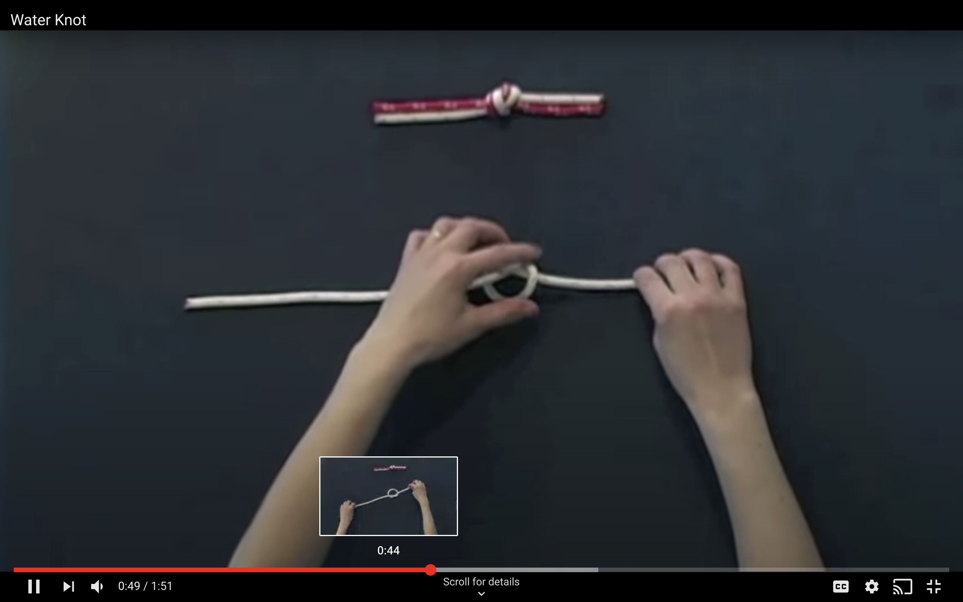 Simple Step-By-Step Water Knot Instructions - CBKNOT