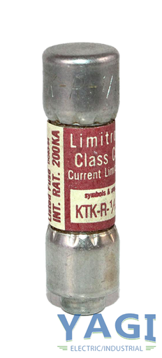 Bussmann Limitron KTK-R-1/10 Fuse 1/10A 600V 200kA Class CC Fast-Acting - YAGI Electric/Industrial