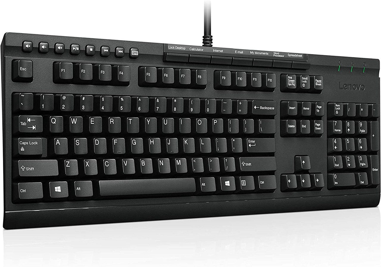 Lenovo 700 Multimedia USB Keyboard, Black | GY40T11715 | AYOUB ...