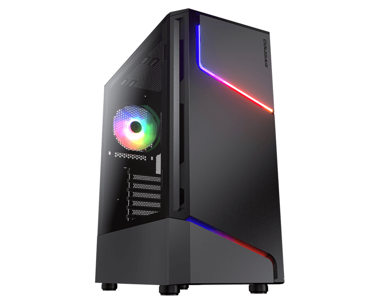 Cougar MX360 RGB Dual Blades of Lightning ARGB Mid Tower Case | MX360 | AYOUB COMPUTERS | LEBANON