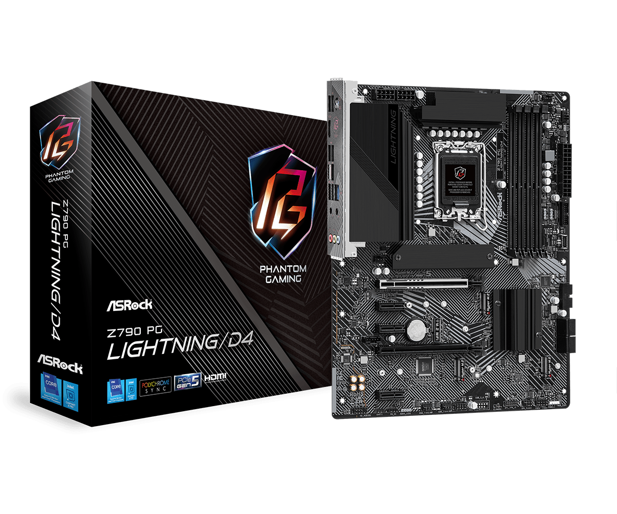 ASRock Z790 PG Lightning DDR4 Intel Motherboard | 90-MXBJM0-A0UAYZ ...