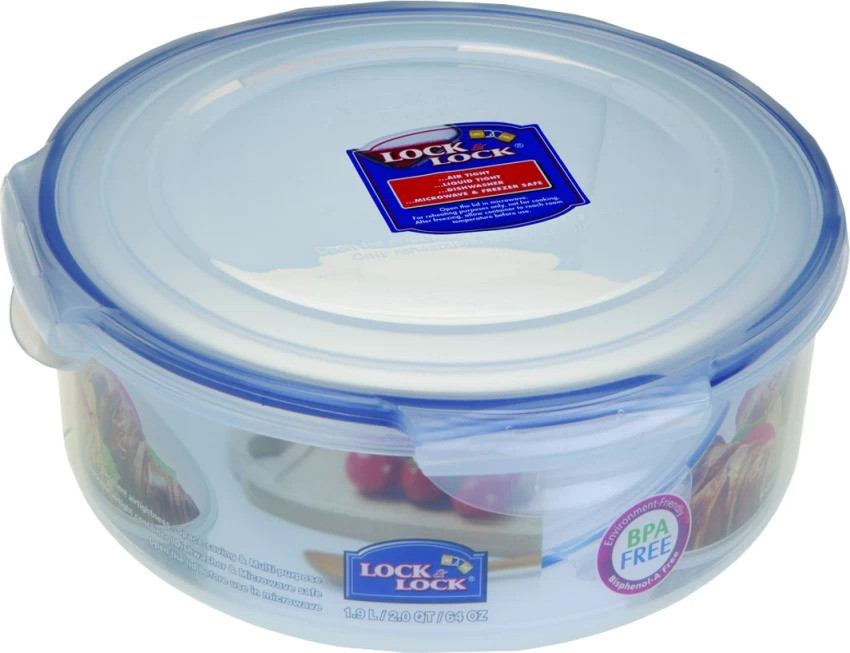 Lock & Lock ROUND NESTABLE STYLE CONTAINER 1.9L (Without Hook) | HSM746 ...