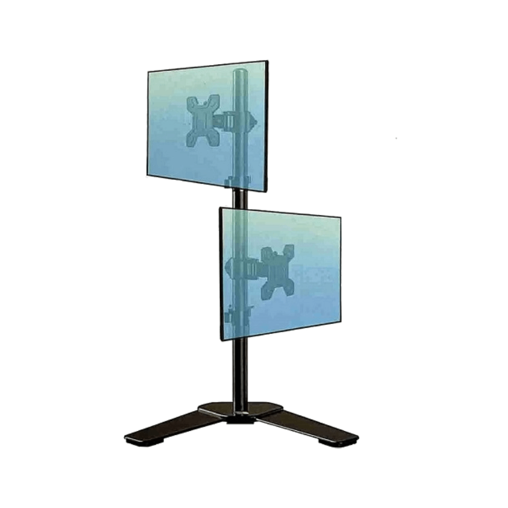 Dual Big Base Stand Arm Bracket for 17" to 27" Monitors | M073 | AYOUB ...