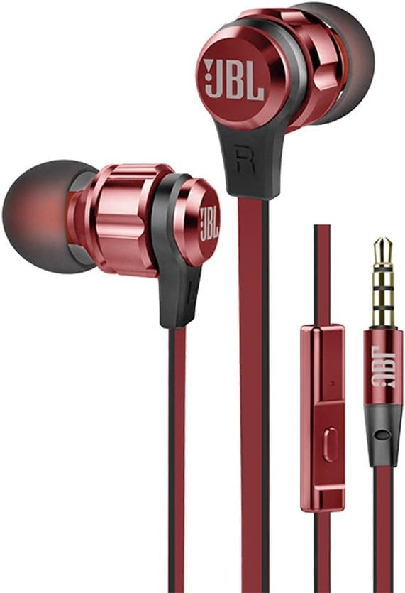 JBL Wired In-Ear Headphones - Red | T180A | AYOUB COMPUTERS | LEBANON