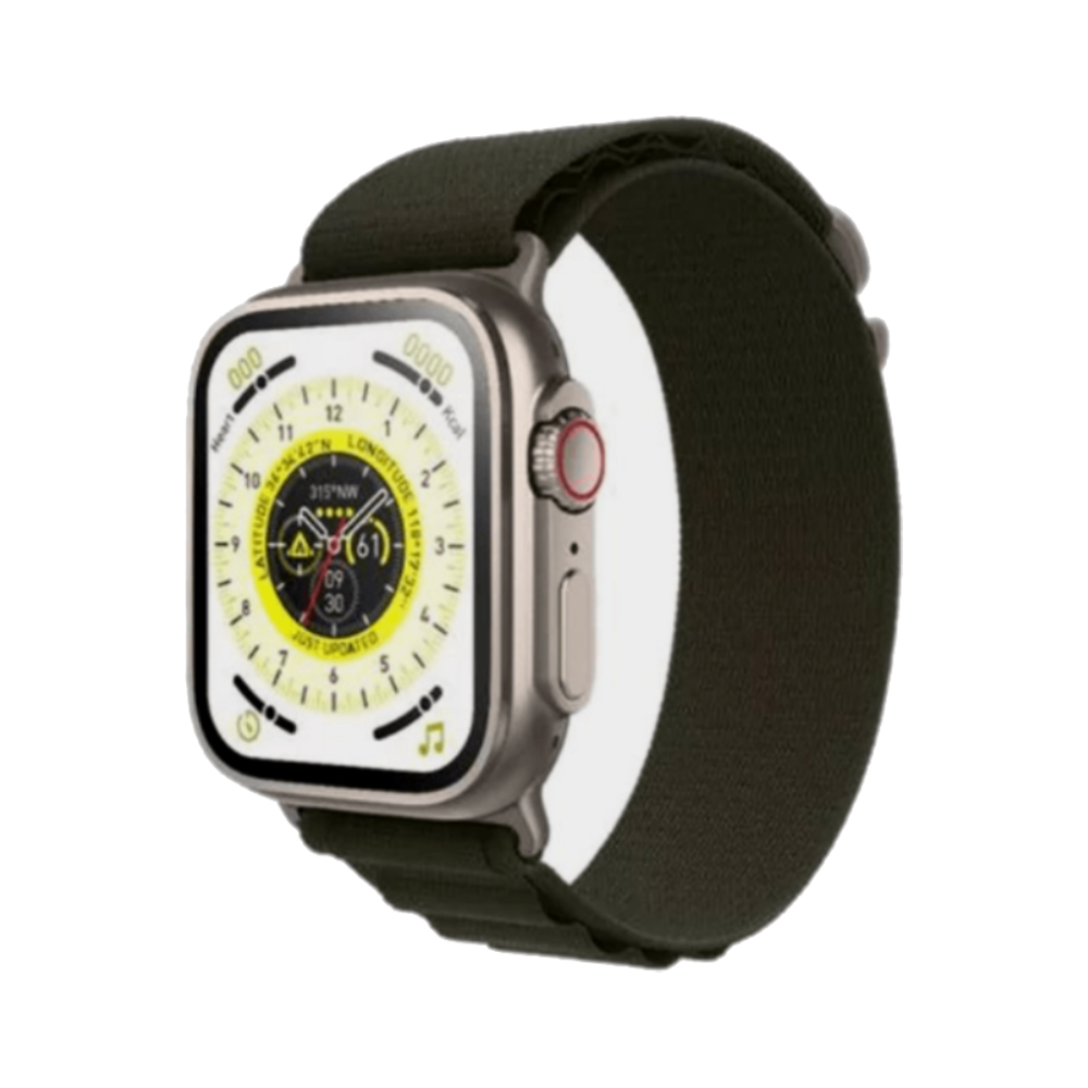 Green Lion Ultra Smart Watch 49MM - Black/Black(Strap) | GNULSW49BKBK ...