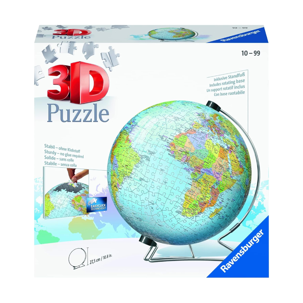Ravensburger The Earth 540 Piece 3D Jigsaw Puzzle | 12436 | AYOUB ...