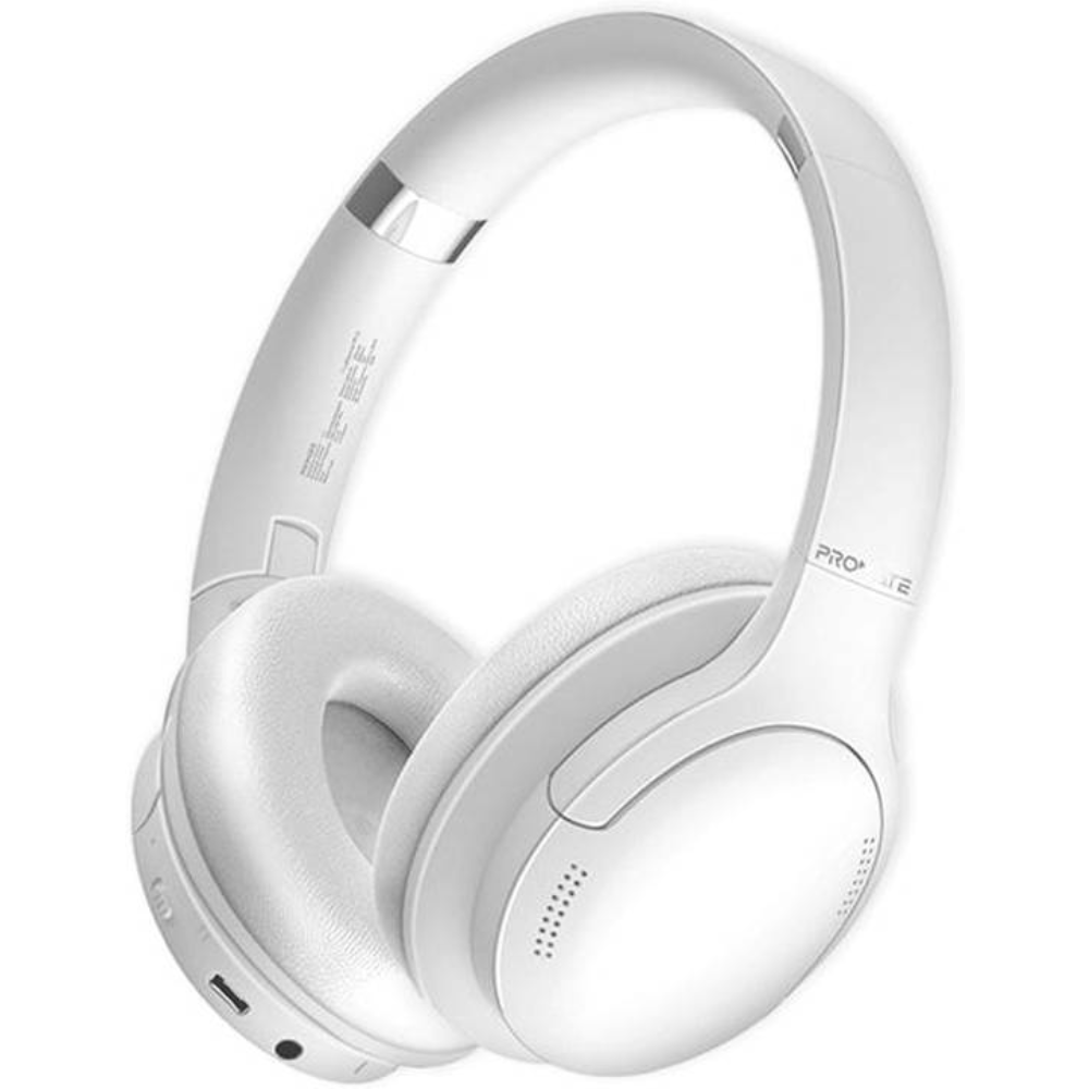 Promate High Fidelity Over-Ear Wireless Headphones | LaBoca-Pro.WHITE ...