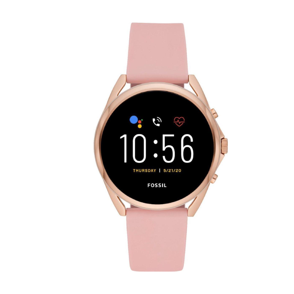 Fossil Gen 5 LTE Smartwatch Stainless Steel with Blush | FTW60751 ...