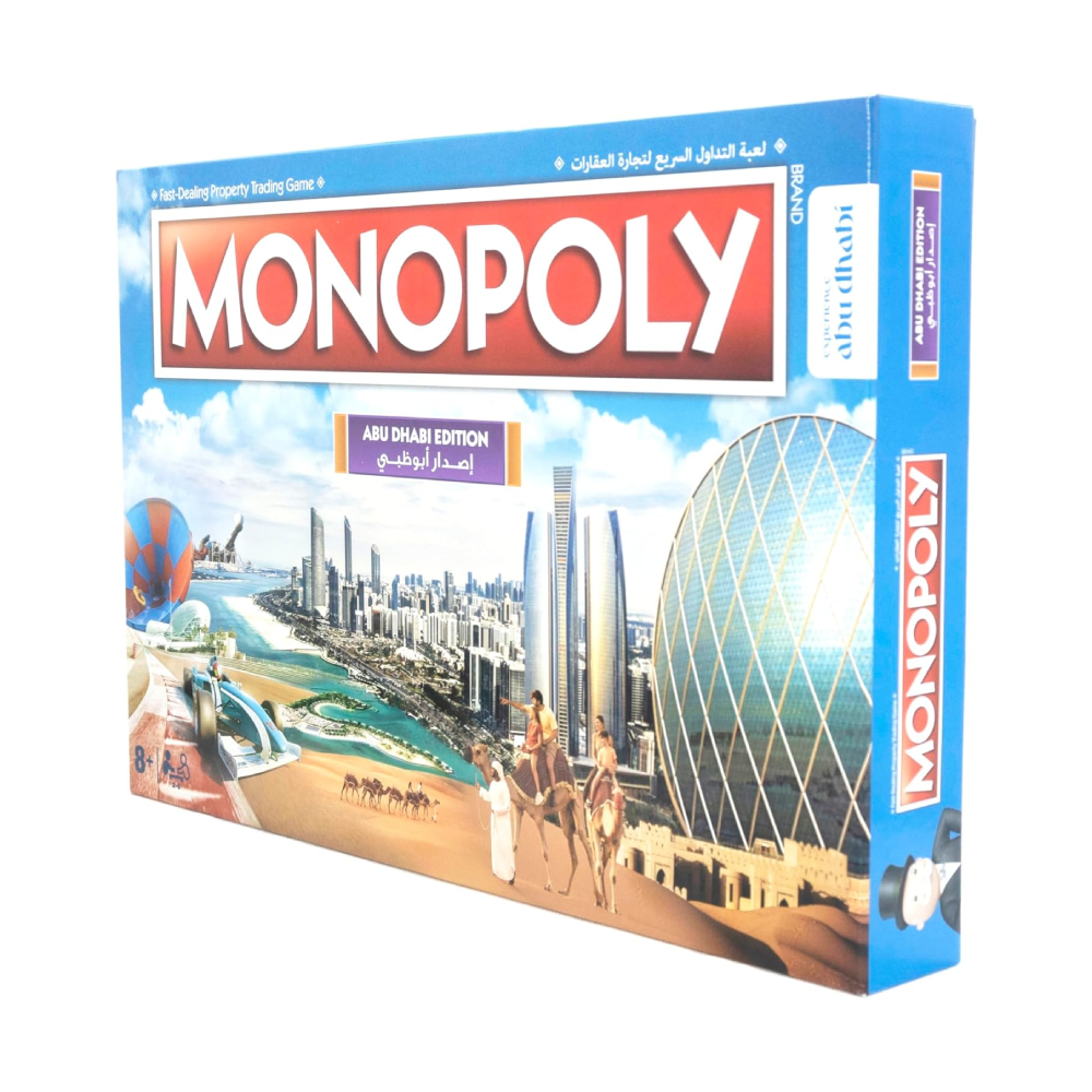 Monopoly Abudhabi Official Edition 1 UAE Board Game | WM04247 | AYOUB ...