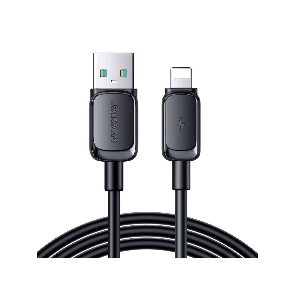 Joyroom USB to Lighting 2.4A 2M Cable, Black | AL012A14 | AYOUB ...