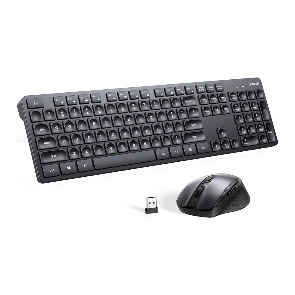 UGREEN 2.4GHz Wireless Keyboard and Mouse Combo | 15659 | AYOUB ...