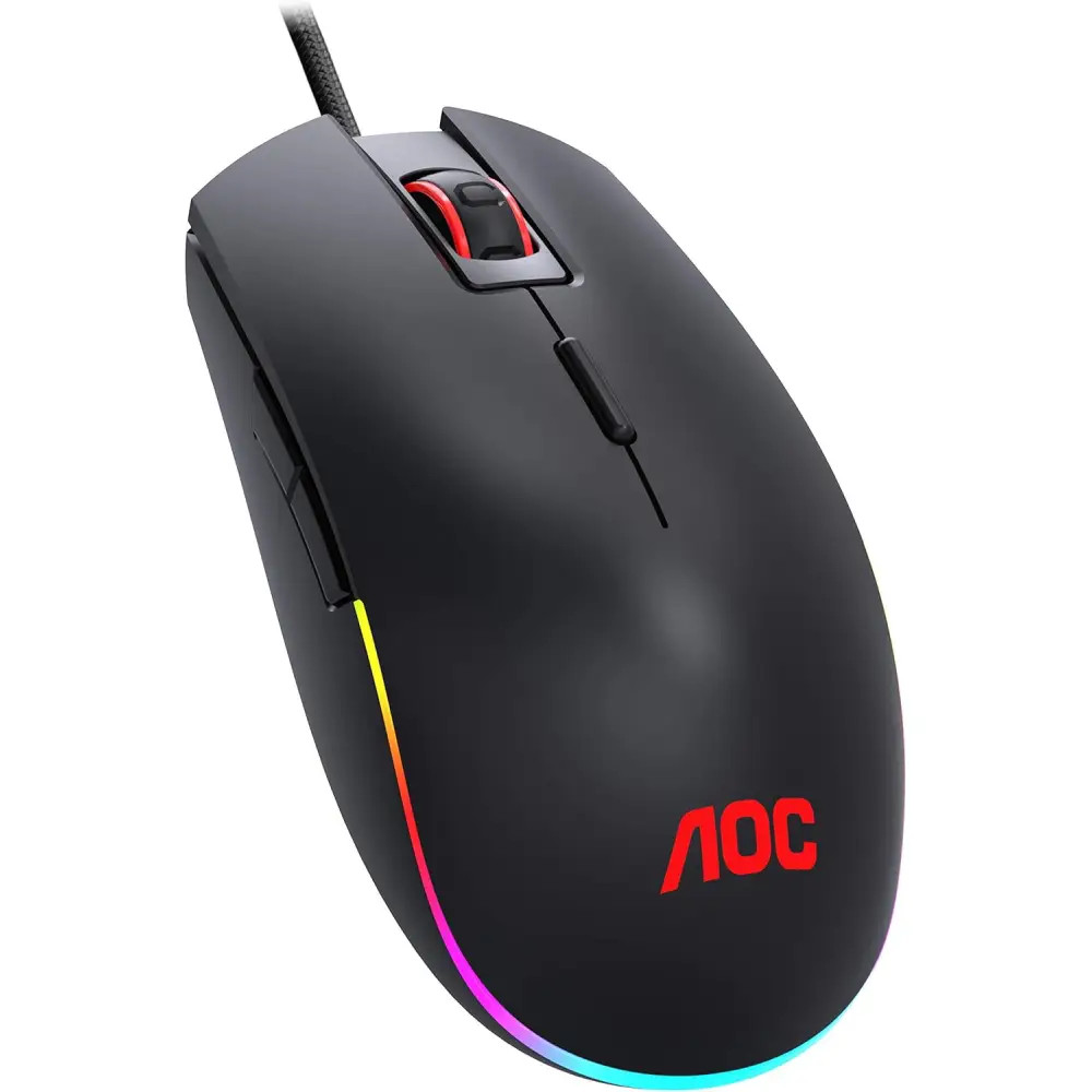 AOC GM500 RGB Gaming Mouse – Adjustable 5000 DPI – Omron switches – 4 ...