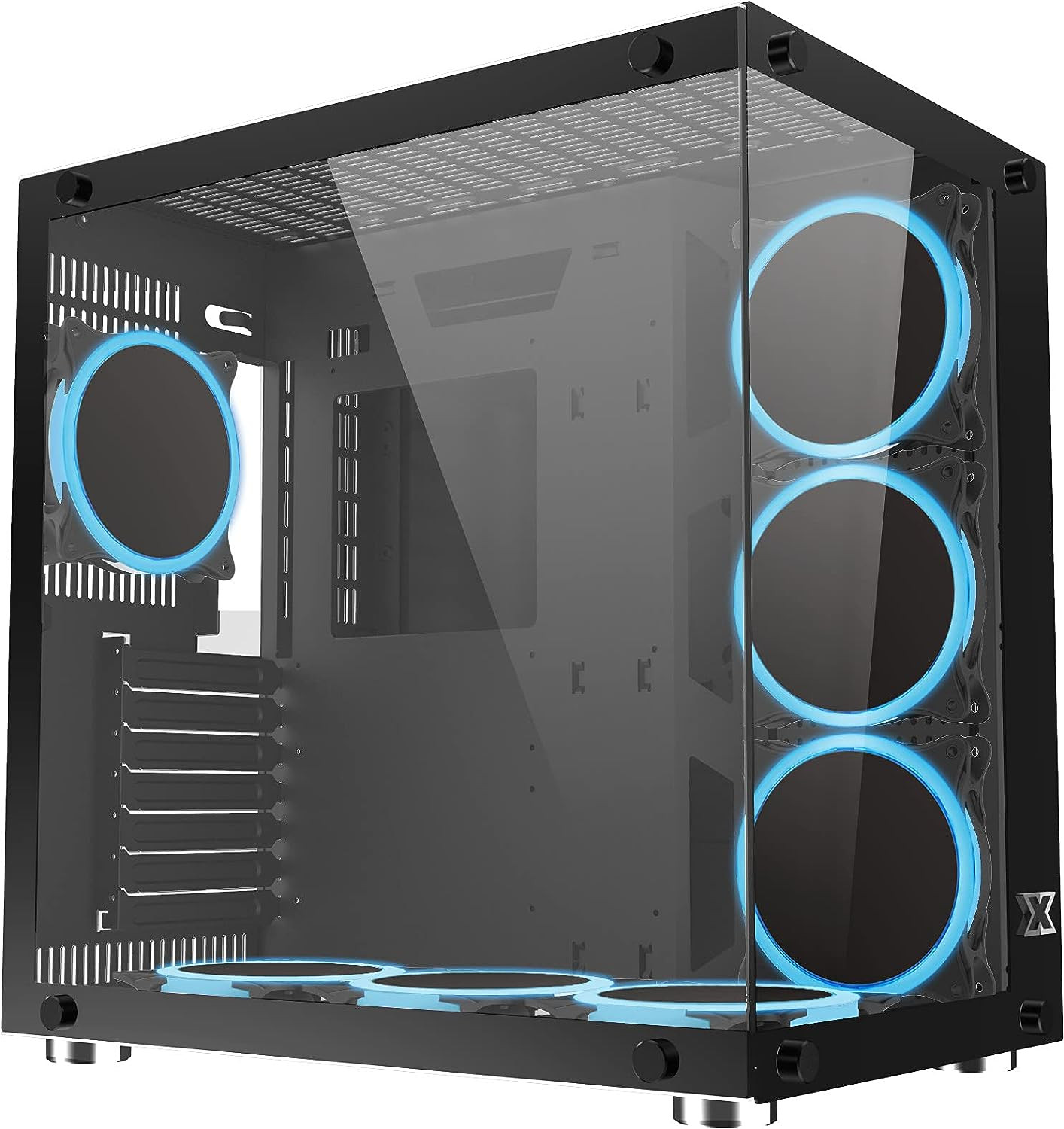 Xigmatek Aqua Ultra Atx 7*fans White Case |EN40689 | AYOUB COMPUTERS ...