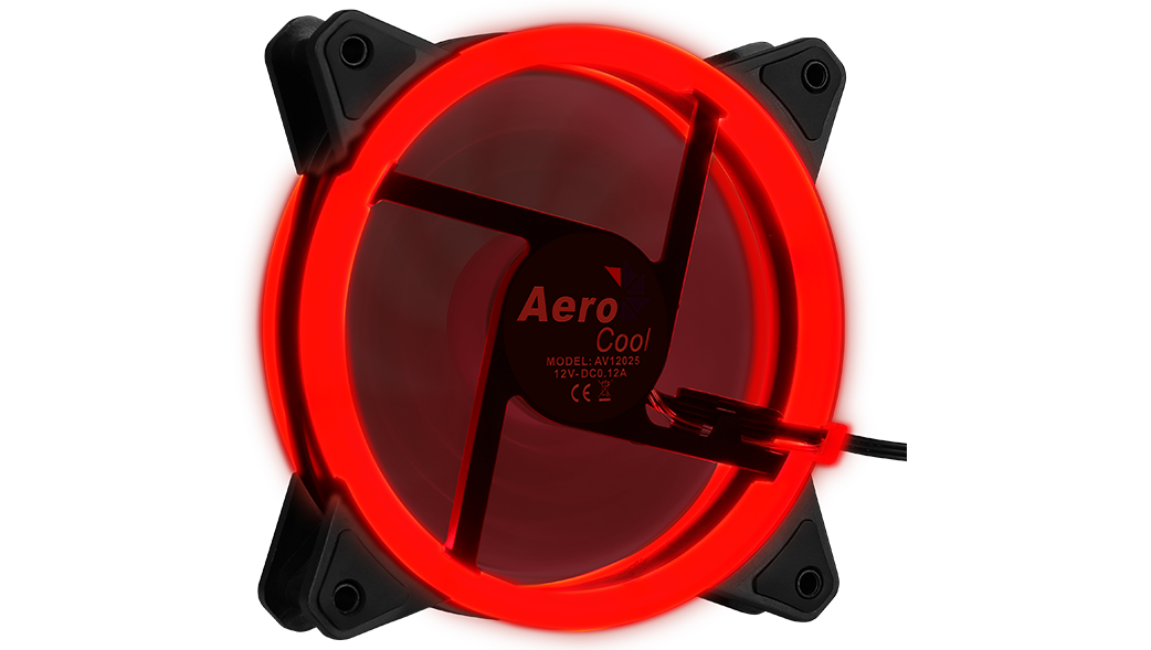 Aerocool Rev Red 12CM LED PC FAN | Rev Red | AYOUB COMPUTERS | LEBANON