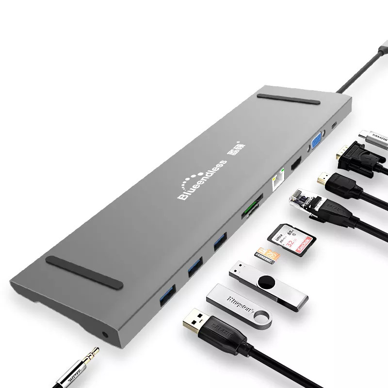 BlueEndless USB-C 10-Port Multi-Functional Hub | BS-HC101 | AYOUB ...