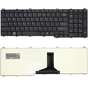 Replacement Laptop Keyboard for TOSHIBA C660 - C650 - L655 - L665 Black