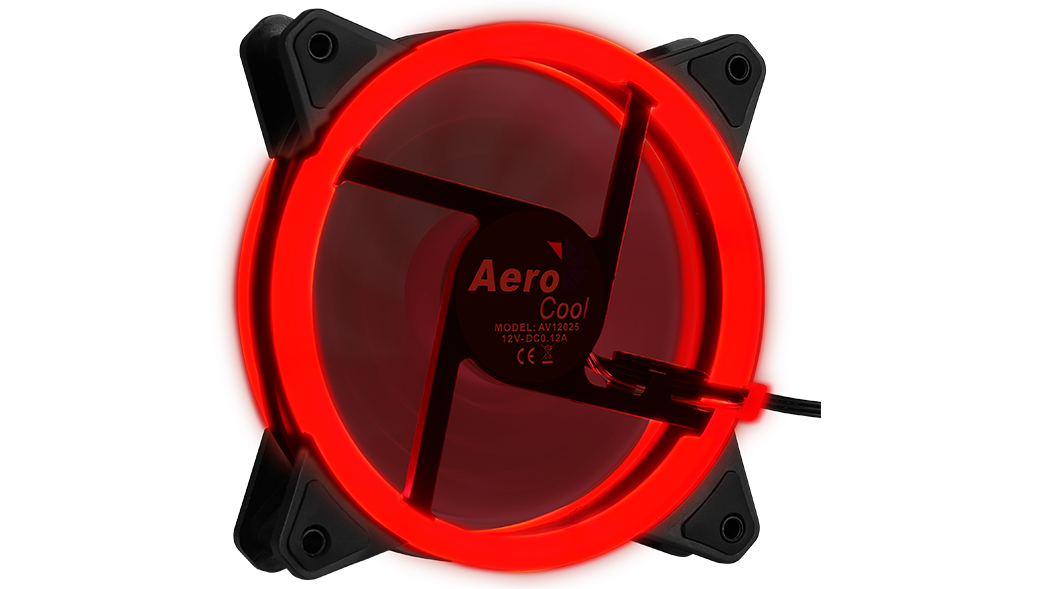 Aerocool Rev Red 12CM LED PC FAN | Rev Red | AYOUB COMPUTERS | LEBANON