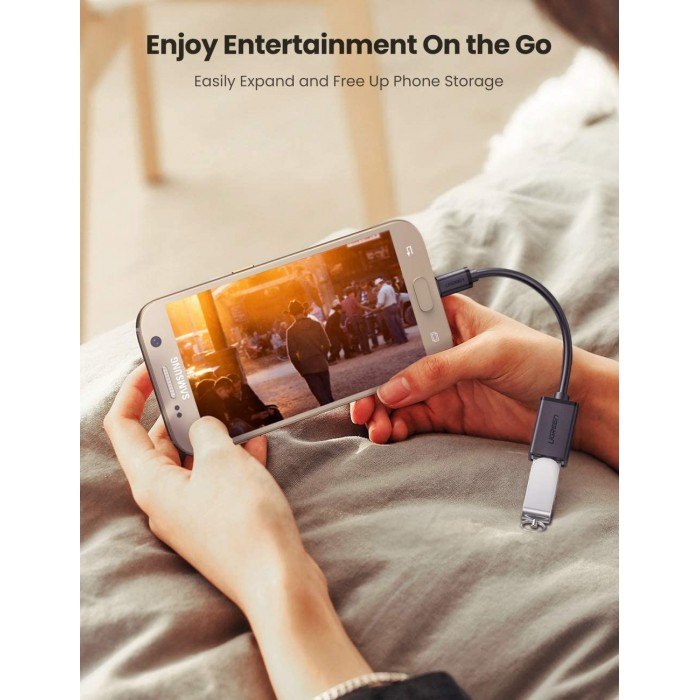 UGreen OTG Cable Adapter From Micro USB Male to USB Female | US133 ...