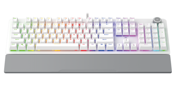 Fantech MK853 MAXPOWER RGB Mechanical Gaming Keyboard (White Space ...