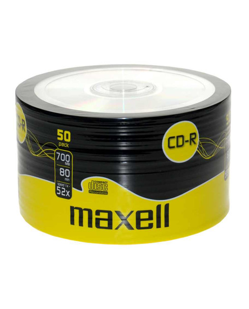 Maxell Blank CD-R 80 50 Pack Shrink | AYOUB COMPUTERS