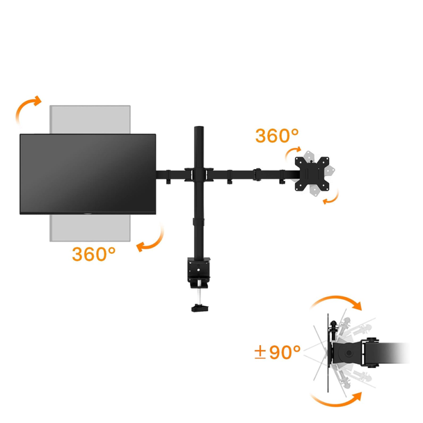 AccLoo Monitor Mount Stand Dual LCD LED Monitor Arm for Desk | M052 ...