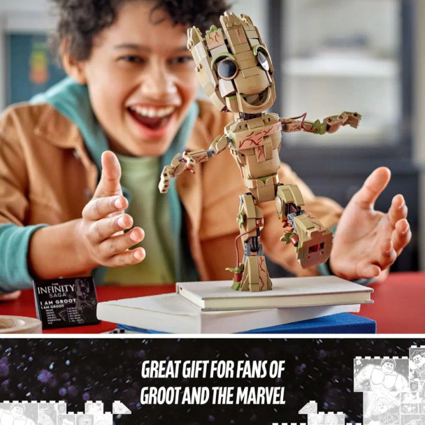 LEGO Marvel I Am Groot Baby Groot Collectible Buildable Figure ...