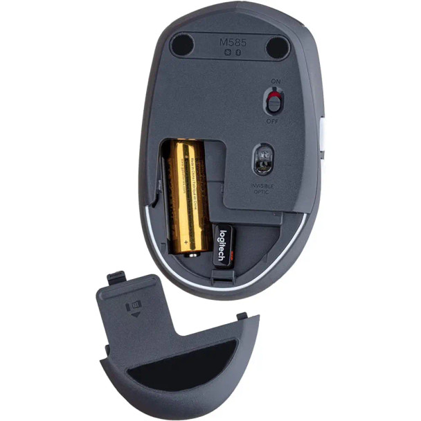 Logitech M585 Wireless Multi-Device Compact Mouse with Extra Controls ...
