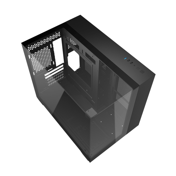 Darkflash TH285M M-ATX PC Case - No Fan | Compact & Stylish Mid-Tower ...