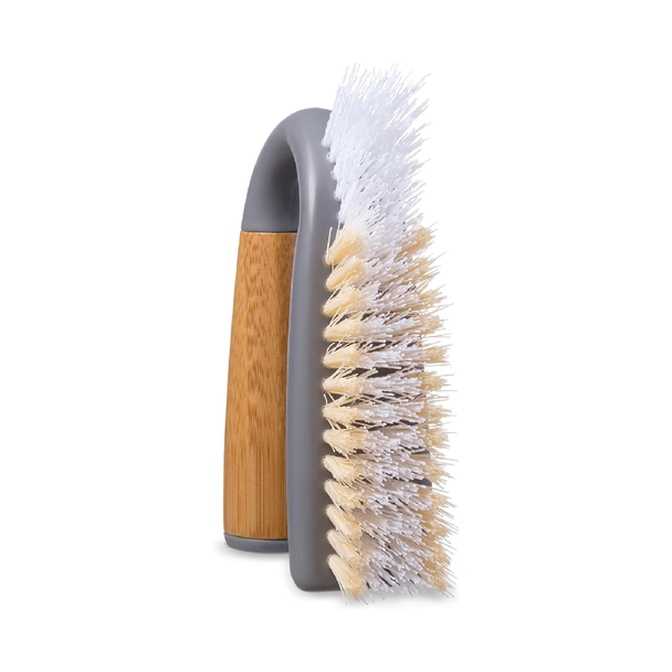Full Circle Grunge Buster Grout & Tile Scrub Brush, Grey | FC11125GY ...