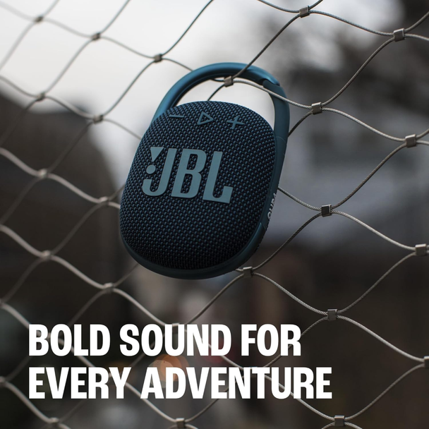 JBL Clip 4 - Portable Bluetooth Speaker with Carabiner - Blue | JBL-SP ...
