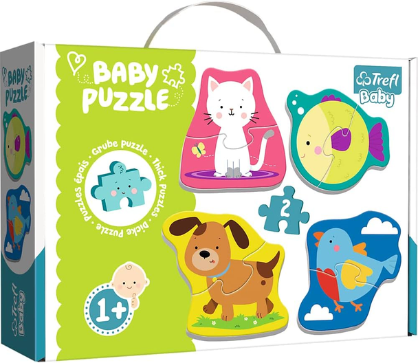 Trefl Baby Puzzle - 8-Piece Animal Shapes for Toddlers | 36074 | AYOUB ...
