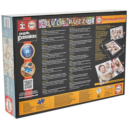 Educa 14827 - Vintage World Map Puzzle (4000 Pieces) | 14827 | AYOUB ...