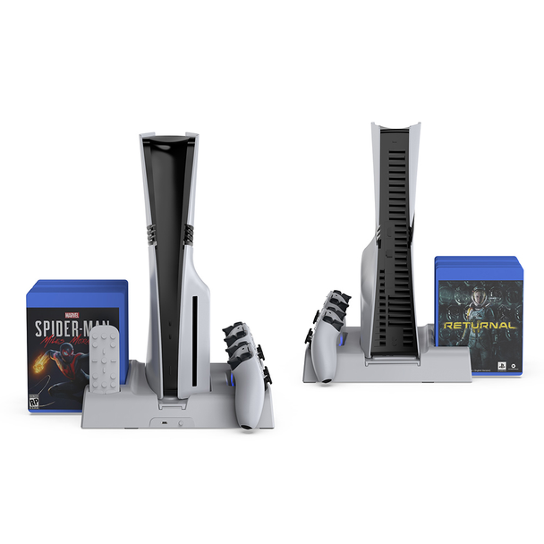 Dobe Multi-Function Cooling & Charging Dock for PS5 - White | 3532D-WH ...