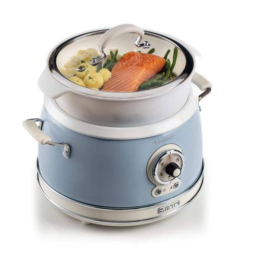 Ariete Vintage Rice Cooker & Slow Cooker - Blue | 2904/05 | AYOUB ...