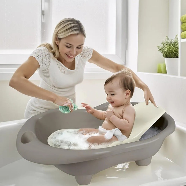 Dolu Hippo Baby Bathtub with Ergonomic Bath Support – Safe ...