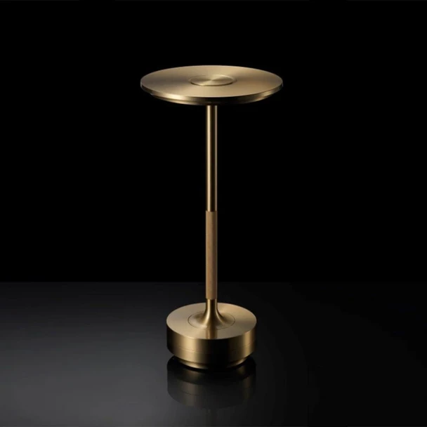 Premium Gold LED Table Lamp 28 cm - Elegant Ambient Illumination ...